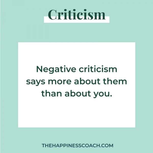 Constructive Criticism Vs Destructive Criticism - The Happiness Coach