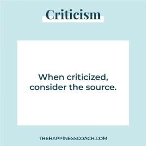 Why Do People Criticize? : 15 Possible Reasons - The Happiness Coach