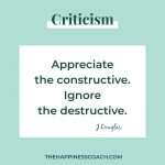 Constructive Criticism Vs Destructive Criticism - The Happiness Coach