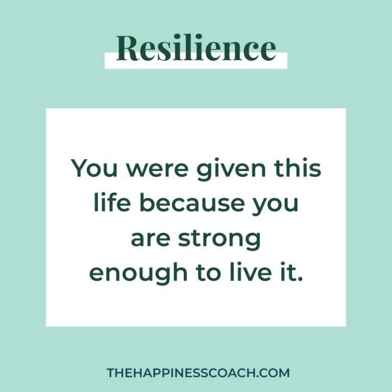 The Resilience Theory - The Happiness Coach