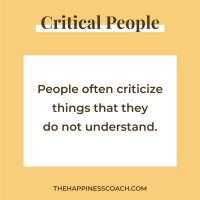 15 Ways To Deal With Critical, Judgemental People - The Happiness Coach