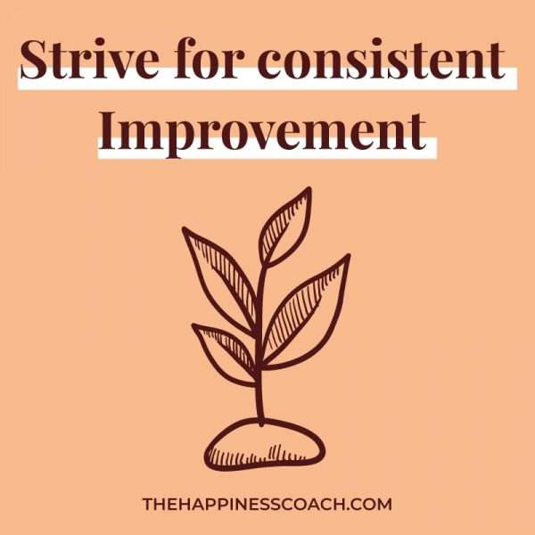 Strive For Consistent Improvement Instead of Perfection : Why and Steps ...
