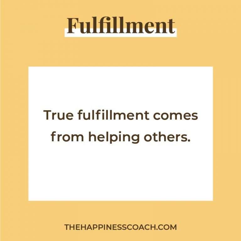 Happiness Vs Fulfillment Whats The Difference The Happiness Coach