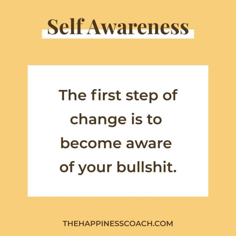 How To Increase Self-Awareness? - The Happiness Coach