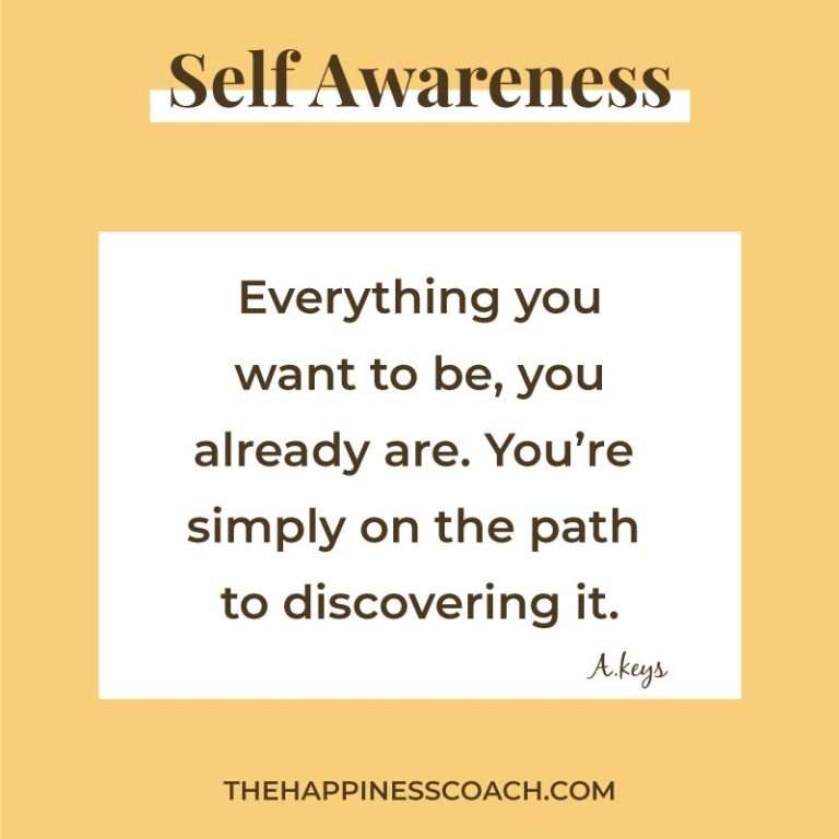 How To Increase Self-Awareness? - The Happiness Coach