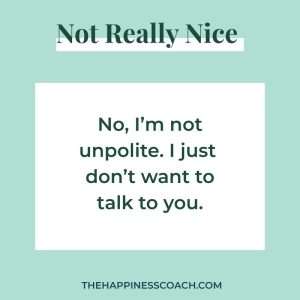 Why We Are Not Nice : 15 Possible Reasons - The Happiness Coach