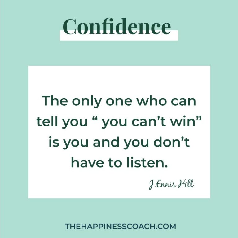 How To Deal With Loss of Confidence? - The Happiness Coach