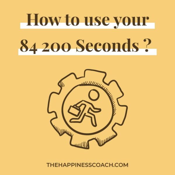How Are You Using Your 86,400 Seconds? 20 tips to better use your time. - The Happiness Coach